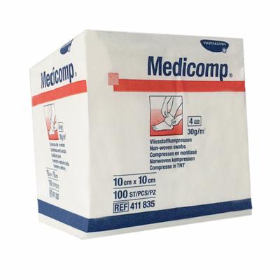 Gasas MEDICOMP 10 cm x 10 cm | Serviderma